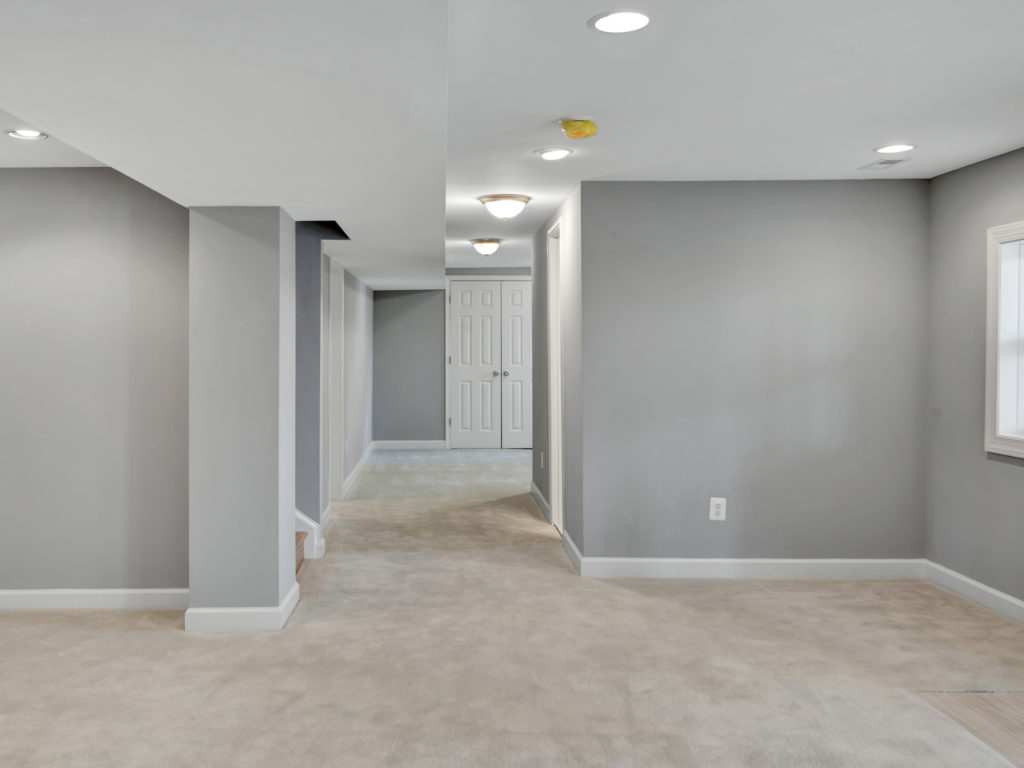 HALLWAY IN BASEMENT